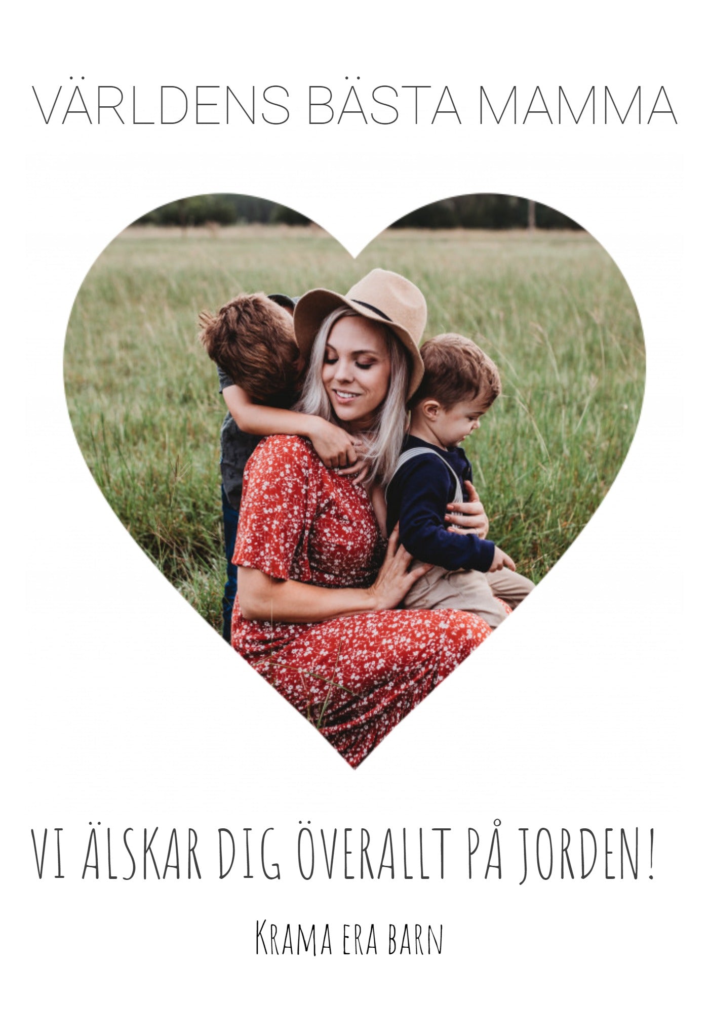 Världens bästa mamma med bild | Leverans 2-5 dagar | 5 stjärnor – Plakana