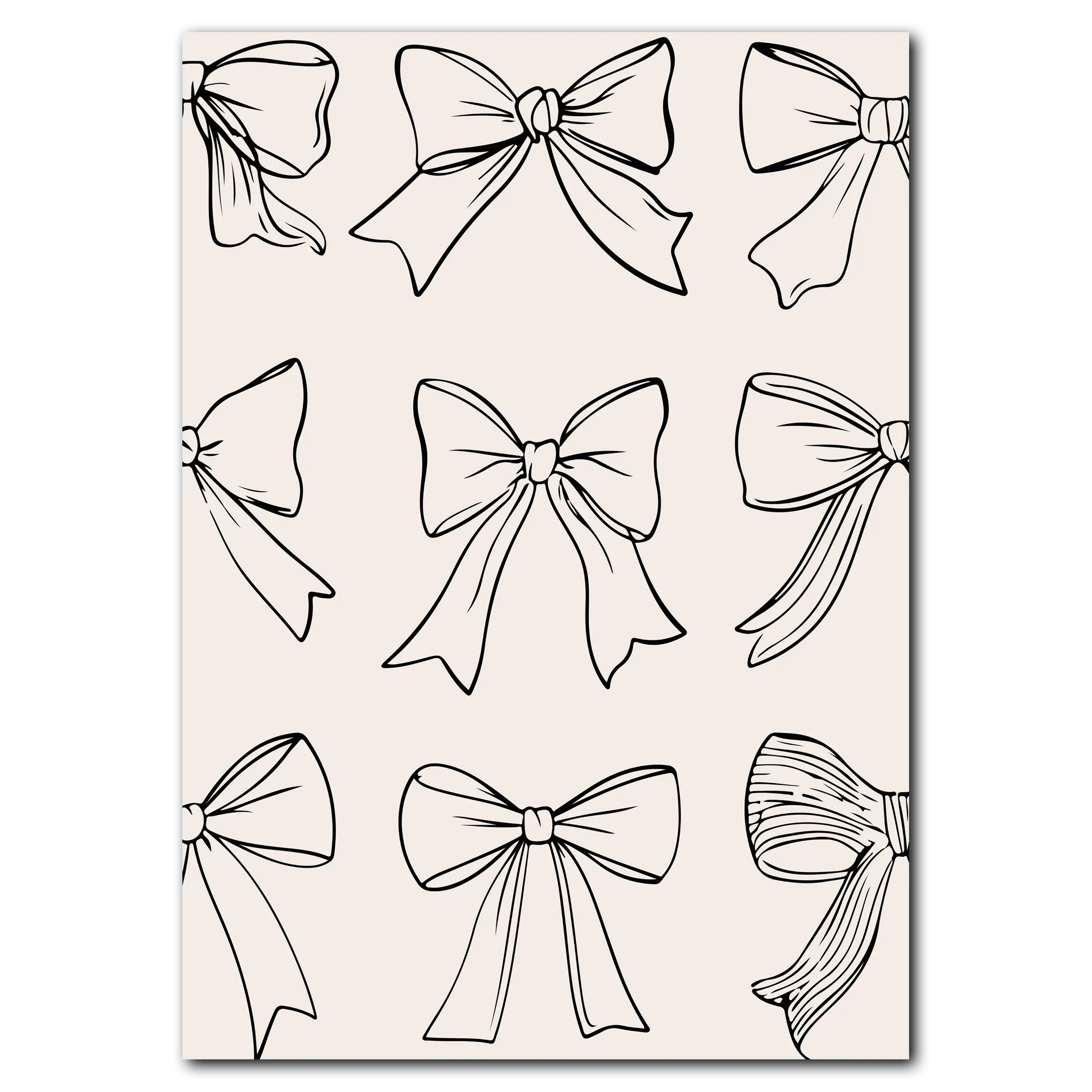 Ribbon No. 4 Poster för det moderna hemmet | Leverans 2–7 vardagar ...