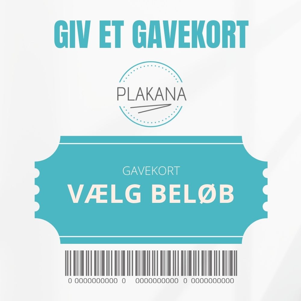 Present kort – Plakana